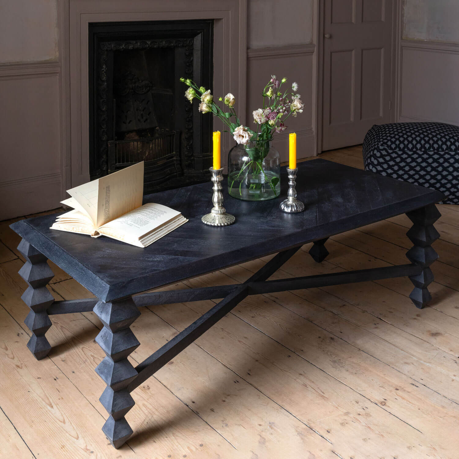 Graham and Green Yasmin Black Coffee Table by Graham & Green | uFurnish.com