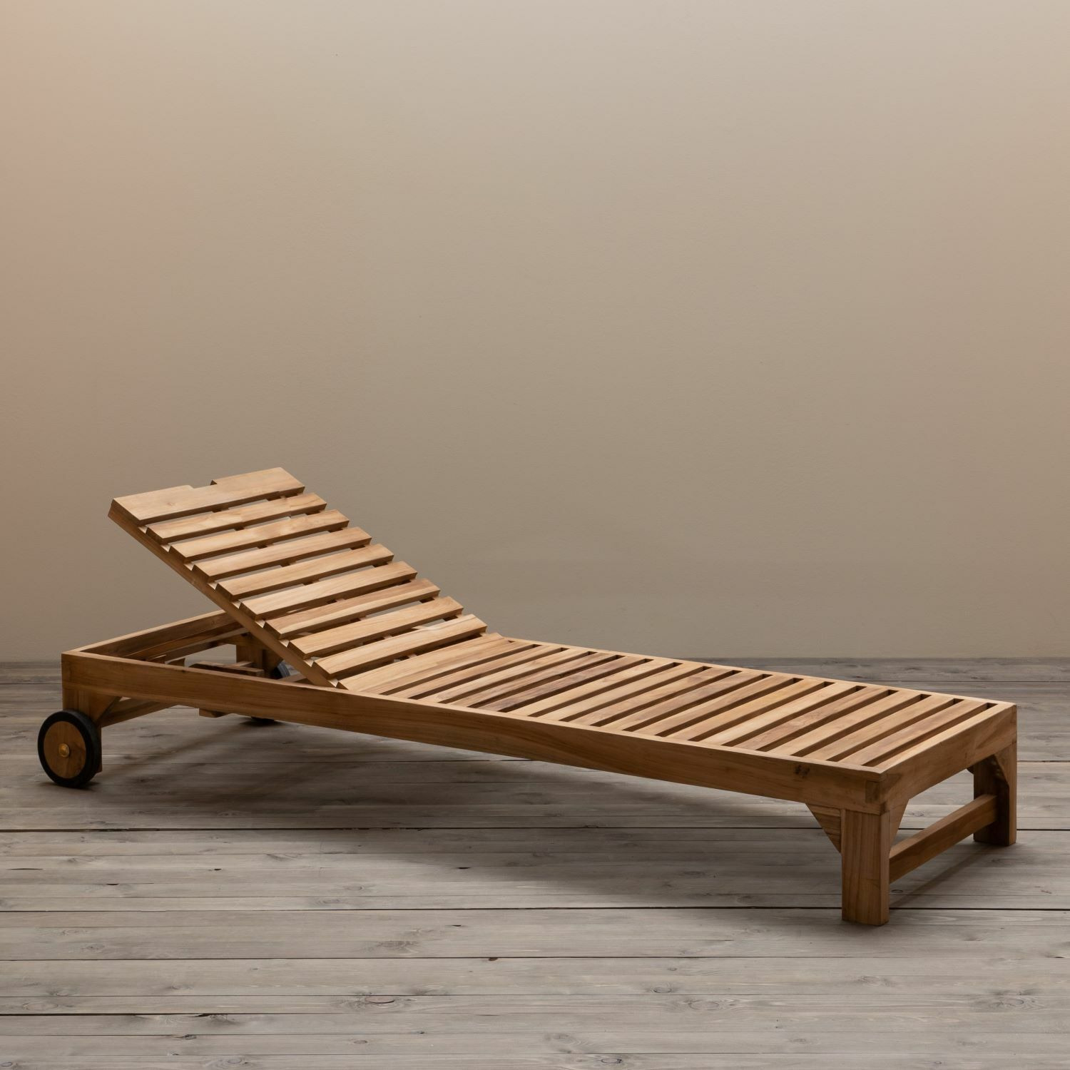 Tiana Teak Sun Lounger by Graham & Green | ufurnish.com