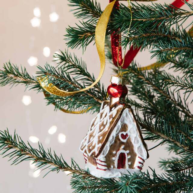 Graham and Green Gingerbread House Christmas Tree Decoration by Graham ...
