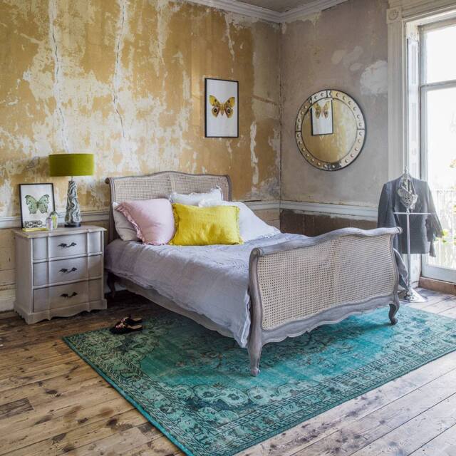Graham and Green Natural Rattan King Size Bed by Graham & Green ...