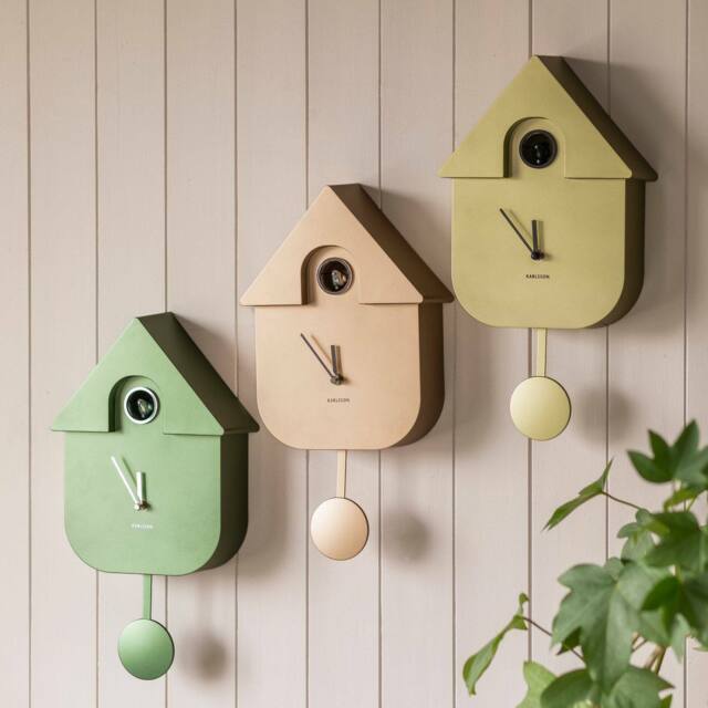 Graham and Green Metallic Green Cuckoo Clock by Graham & Green | ufurnish.com