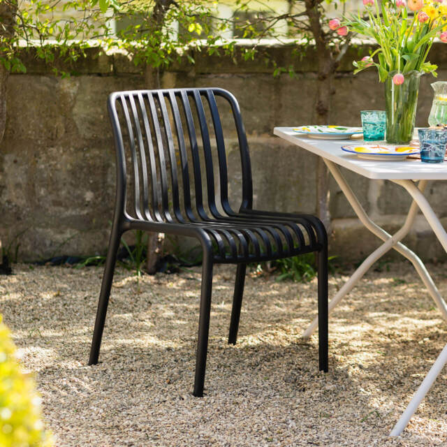 Graham and Green Rick Black Outdoor Chair by Graham & Green | ufurnish.com
