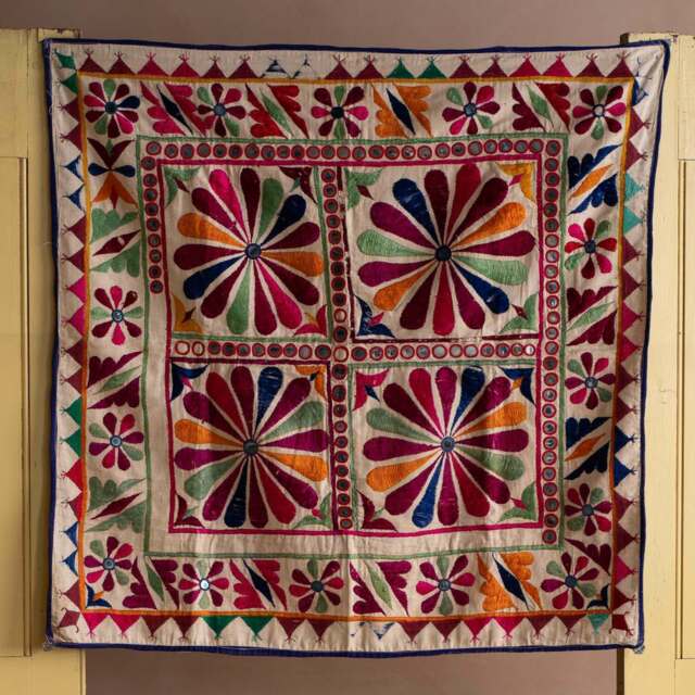 Graham and Green Vintage Embroidered Wall Panel by Graham & Green ...