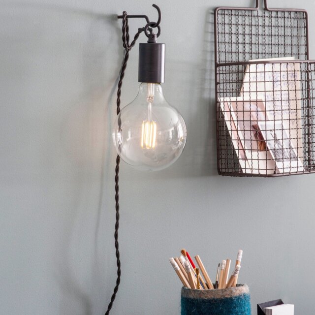 Graham and Green Soho Carbon Wall Light by Graham & Green | ufurnish.com