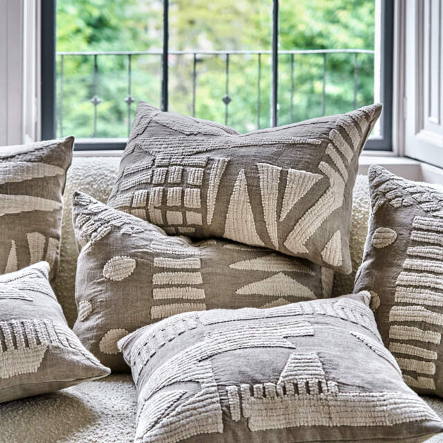 Graham and Green Lilou Square Abstract Cushion by Graham & Green ...