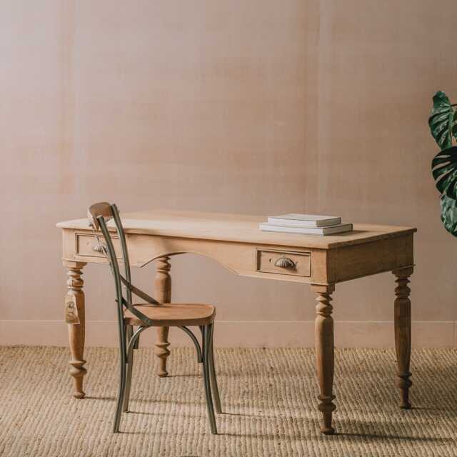 Graham and Green Vintage Two Drawer Desk by Graham & Green | uFurnish.com