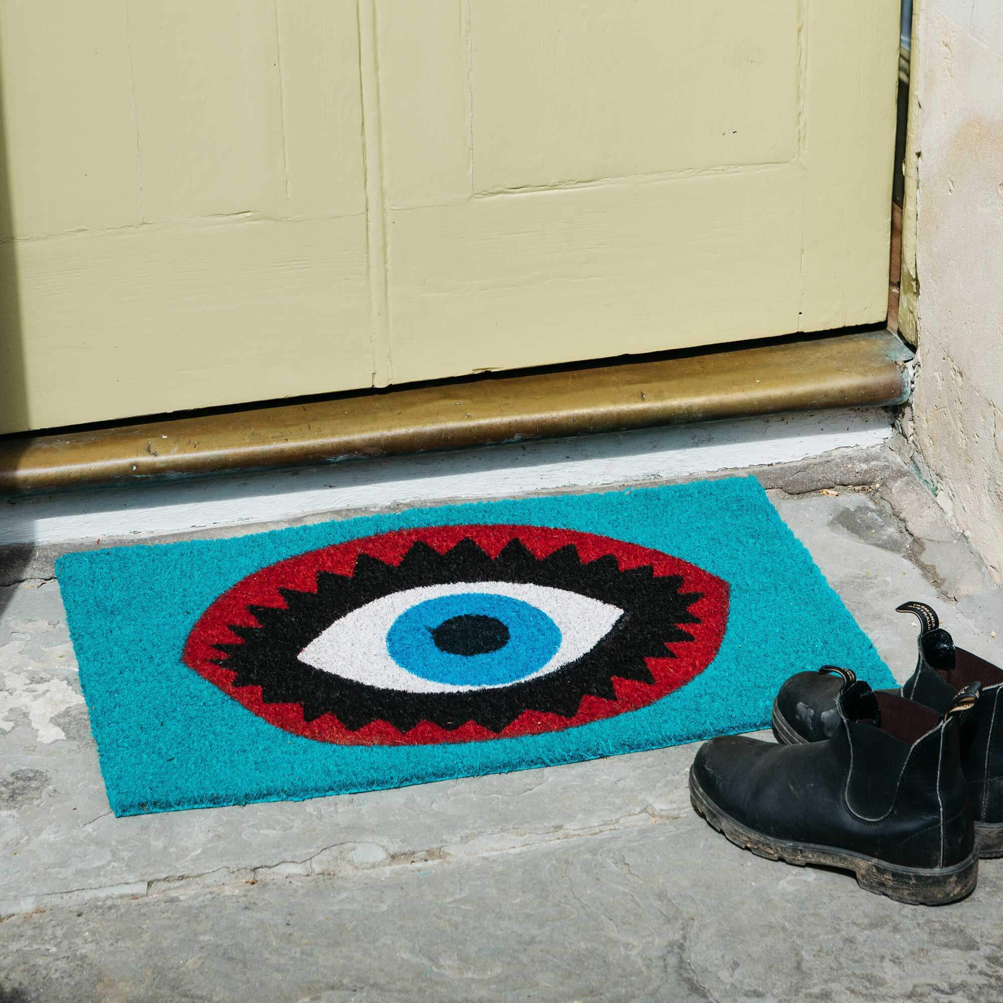 Graham and Green Blue Eye Doormat 45 x 75cm by Graham & Green ...