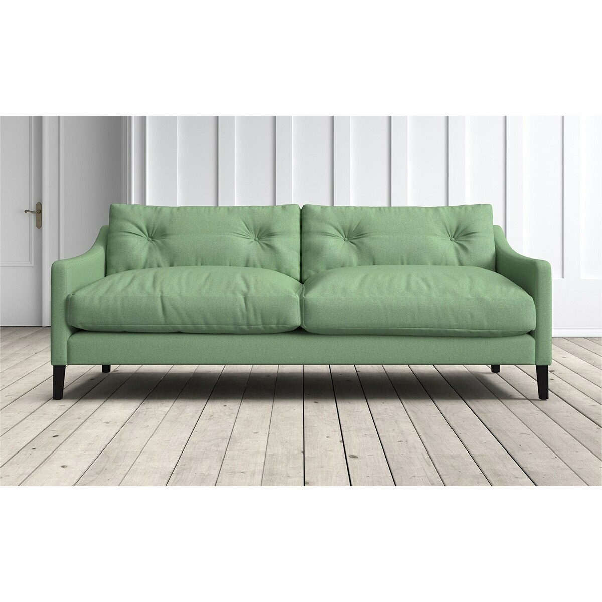Deep Dream 4 Seater Sofa in Thyme Italian Linen by Graham & Green | ufurnish.com