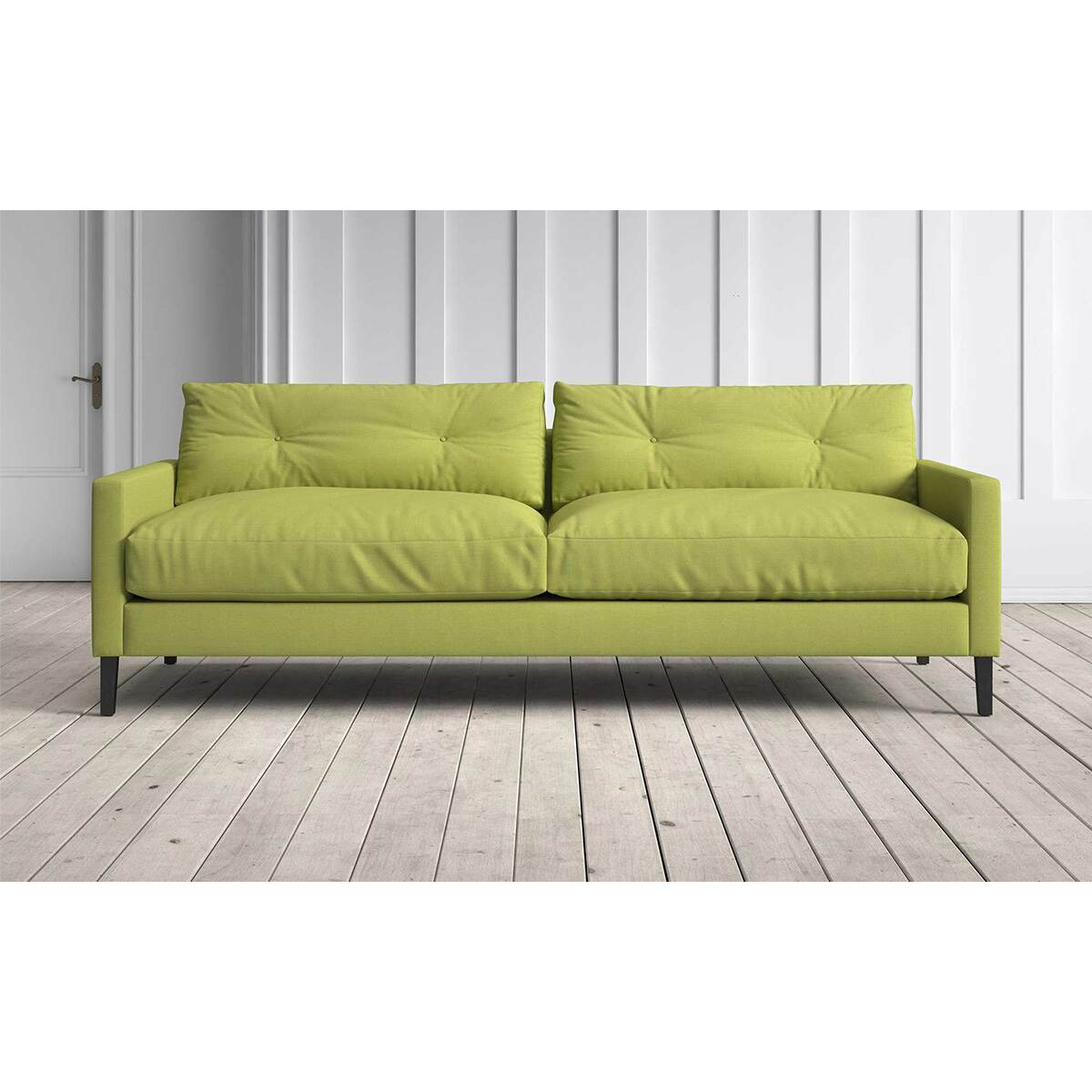 Graham and Green Kasper 3 Seater Sofa in Pesto Linara by Graham & Green ...