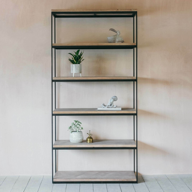Graham and Green Albie Iron and Wood Shelving Unit by Graham & Green ...