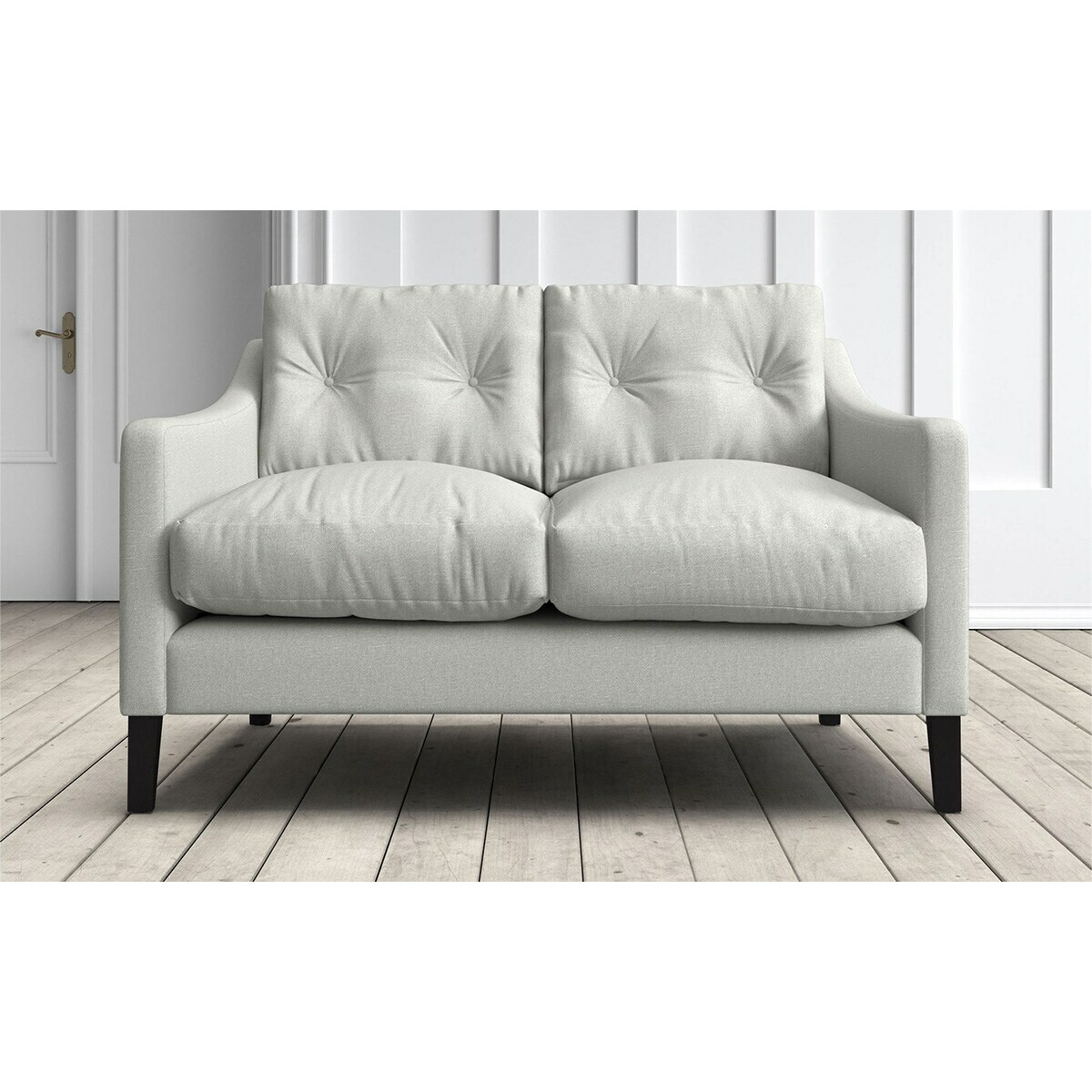 Graham and Green Deep Dream 2 Seater Sofa in Mink Italian Linen by ...