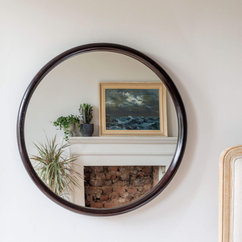 Walter Small Round Wall Mirror by Graham & Green | ufurnish.com