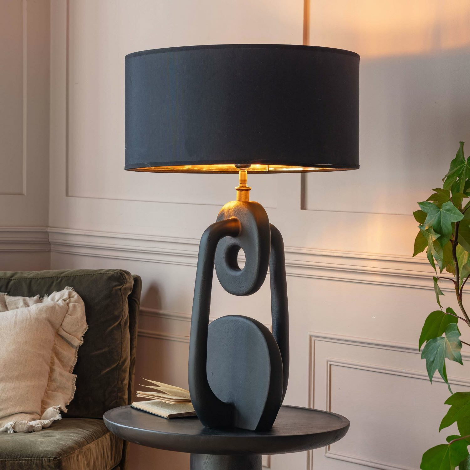 Graham and Green Salma Matte Black Table Lamp by Graham & Green ...