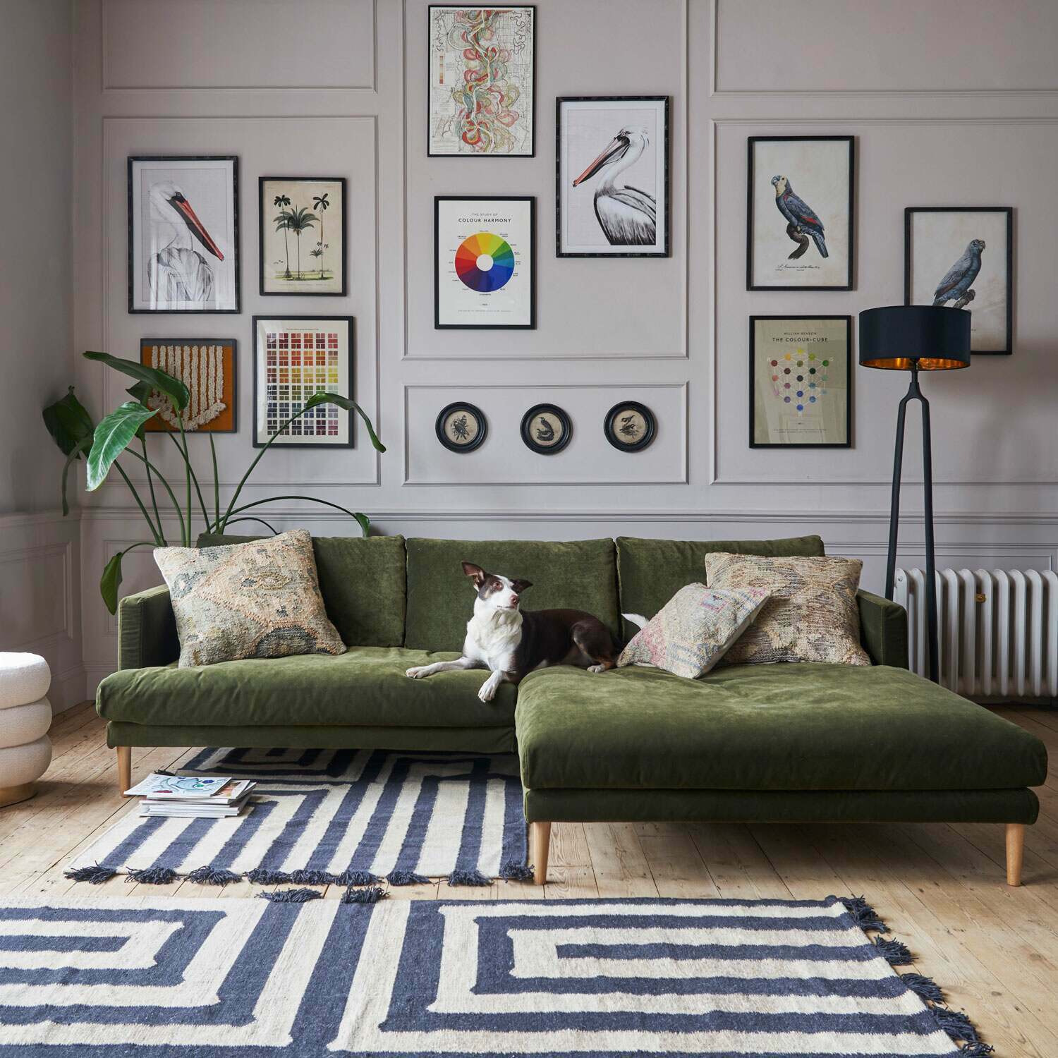 Graham and Green Sydney 3 Seater - Green Vintage Velvet by Graham ...