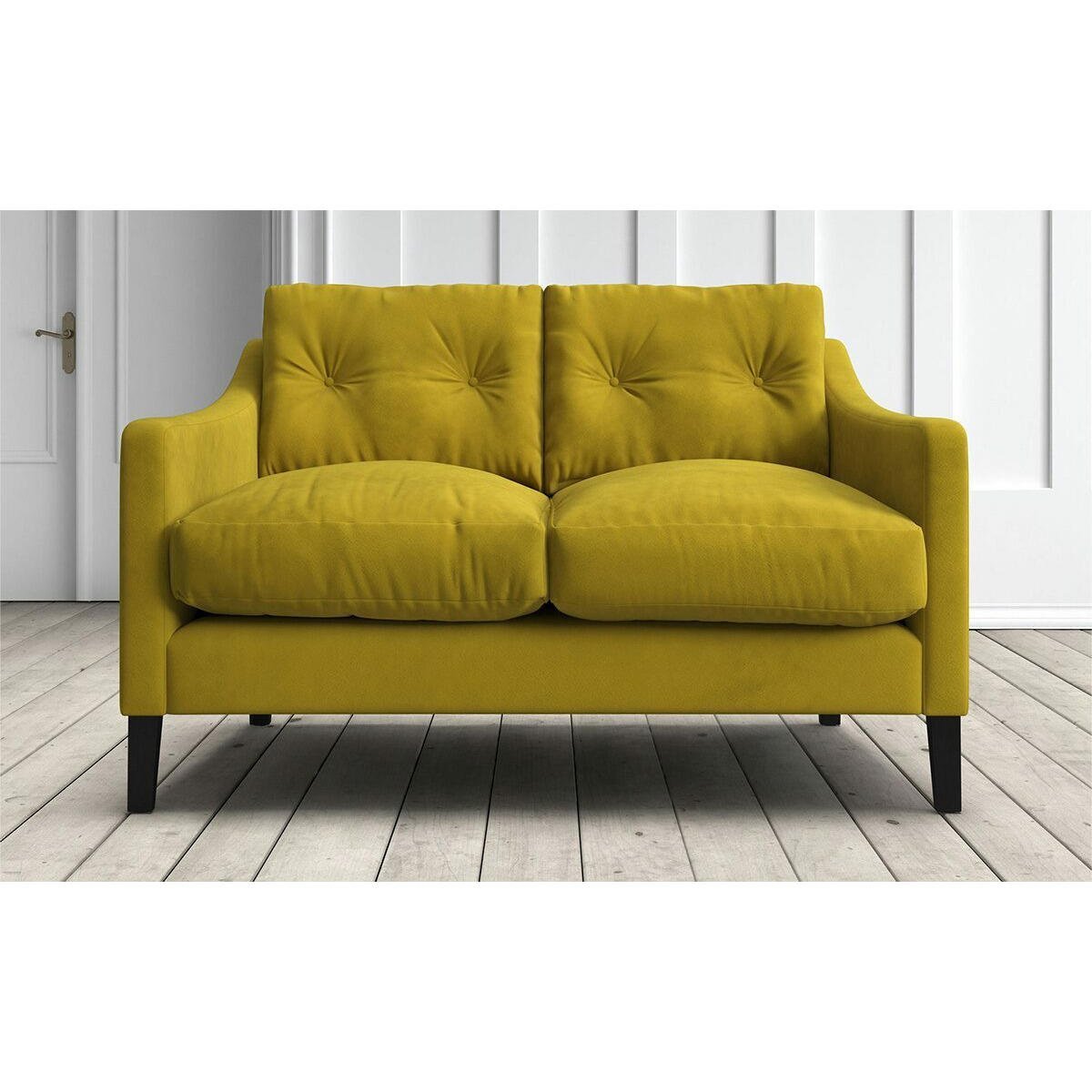 Deep Dream 2 Seater Sofa in Wattle Stain Guarded Velvet by Graham ...