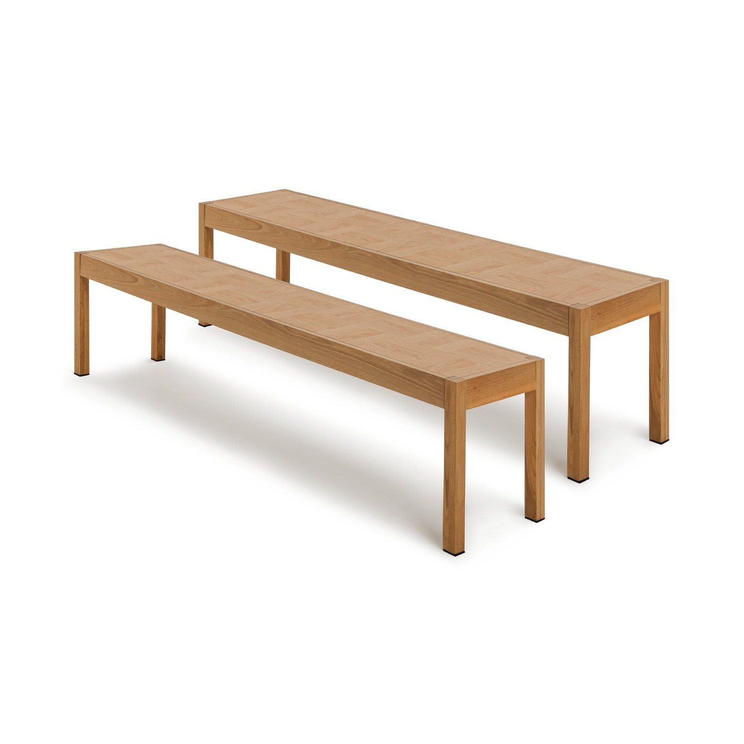 Habitat Laurie Solid Wood Dining Bench - Natural by Habitat | ufurnish.com