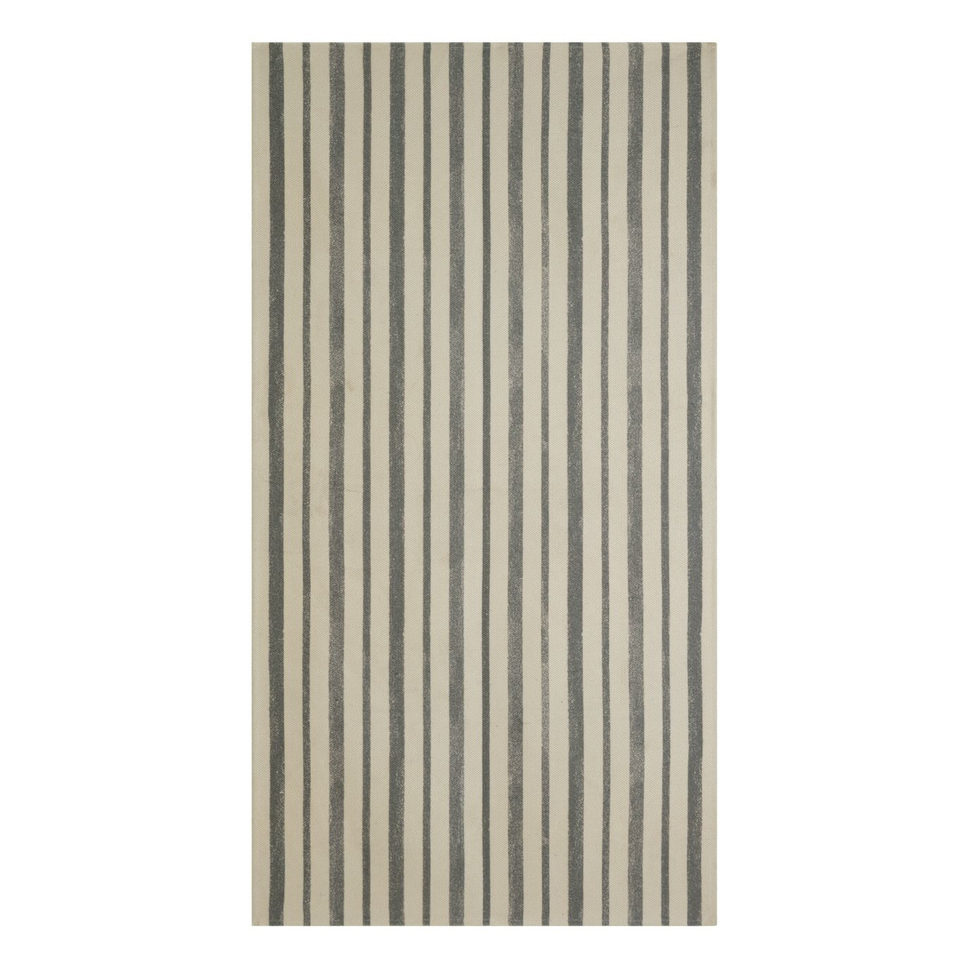 Habitat Grey Stripe Outdoor Rug by Habitat | ufurnish.com