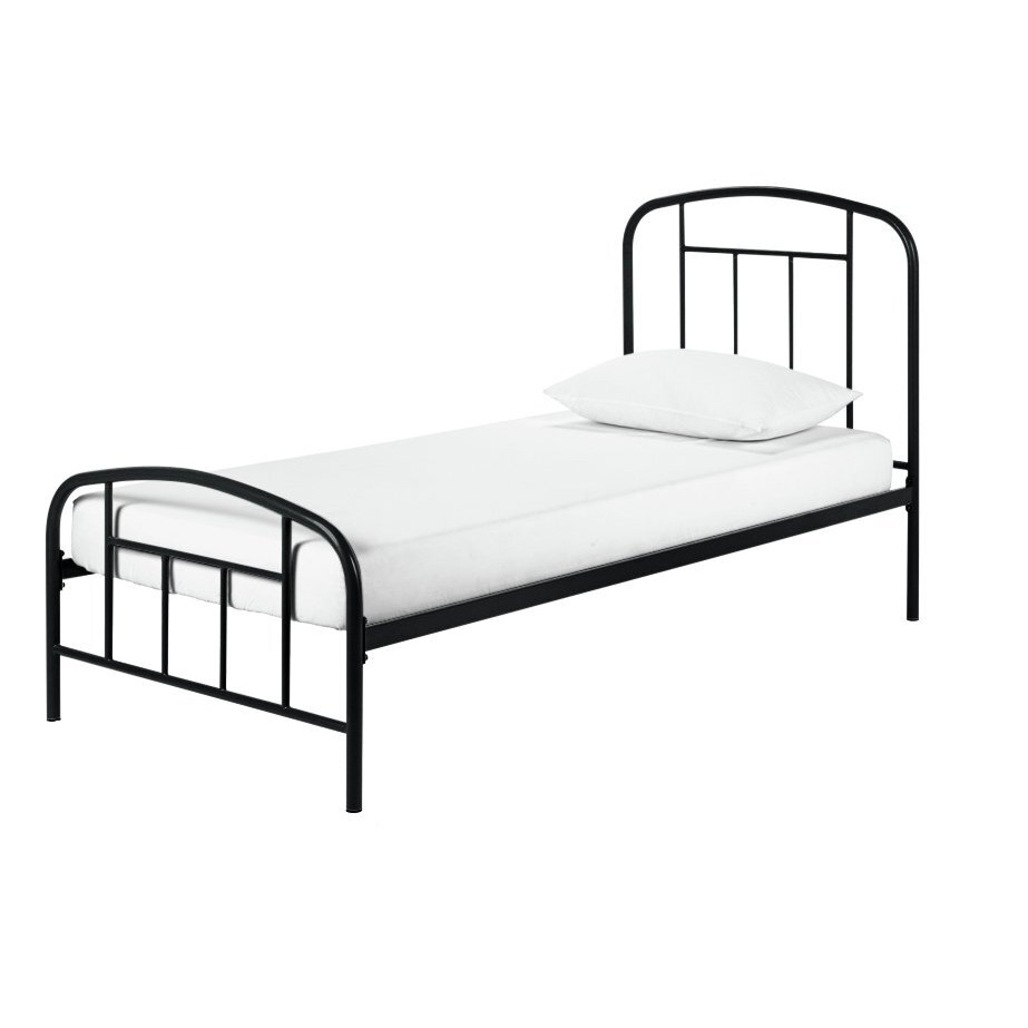 Habitat Pippa Single Metal Bed Frame - Black by Habitat | uFurnish.com