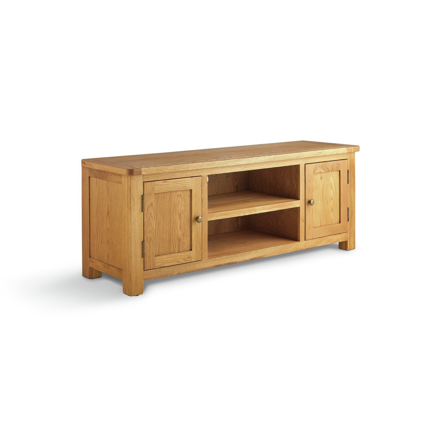 Habitat Kent 2 Door TV Unit - Oak by Habitat | ufurnish.com
