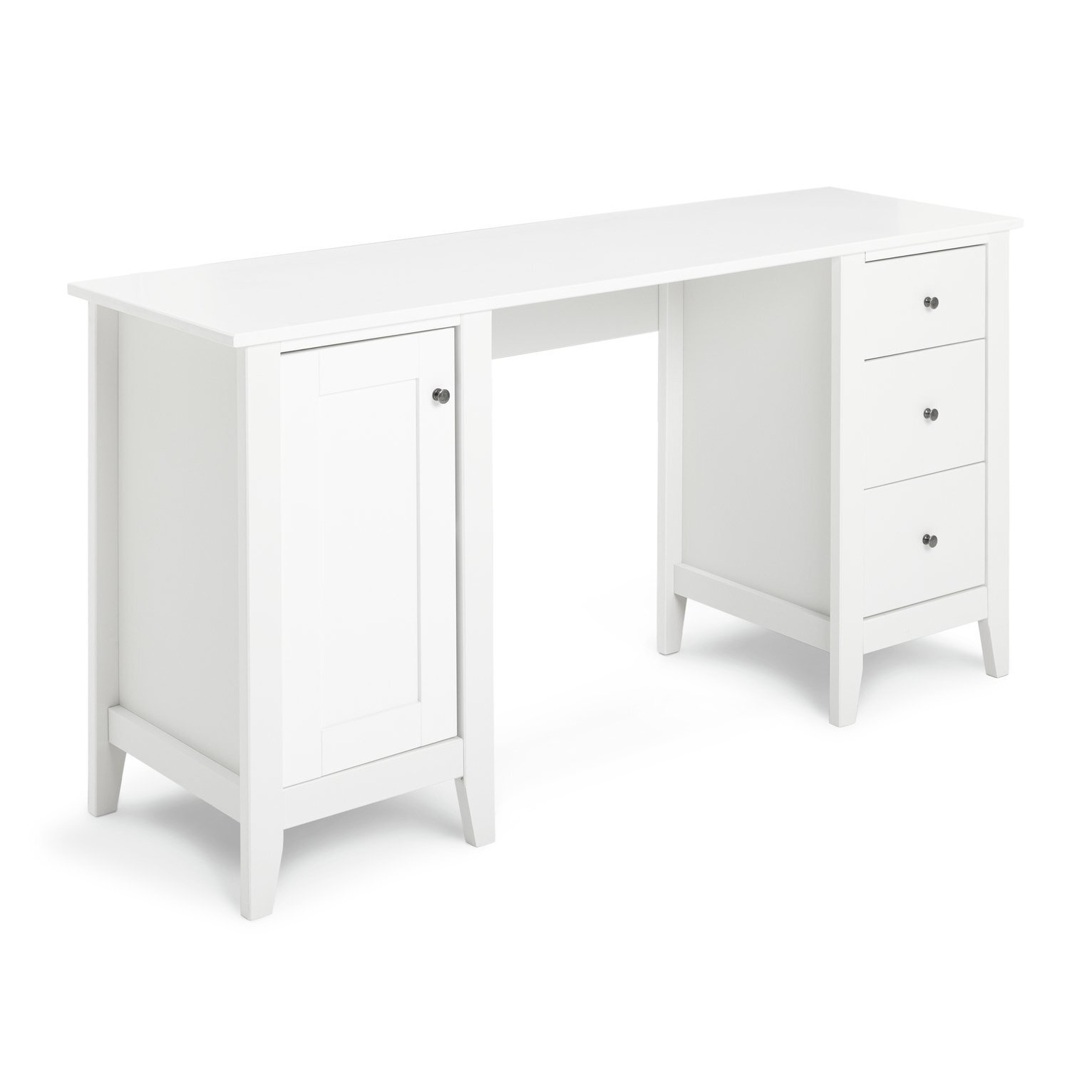 Habitat Minato 3 Drawer Office Desk - White by Habitat | ufurnish.com