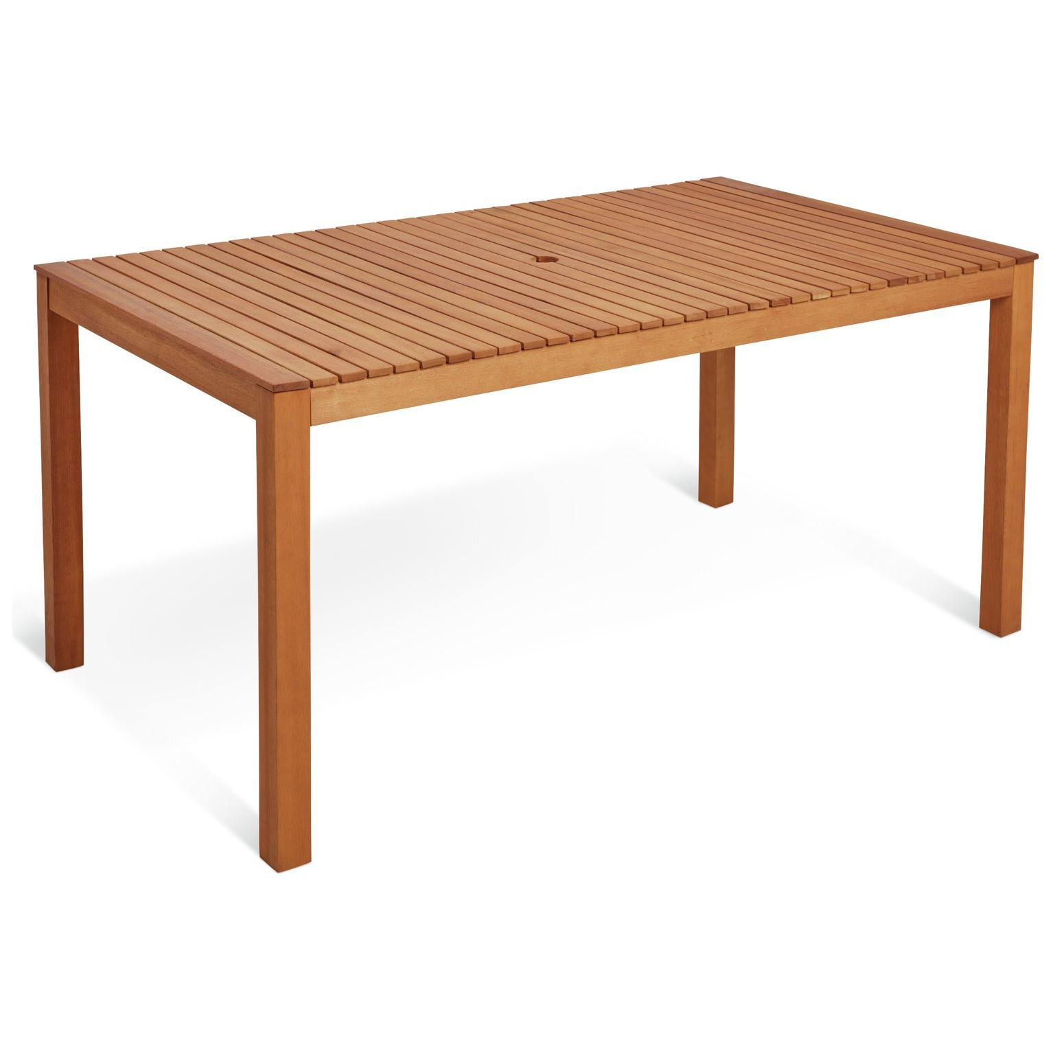 Habitat Luana Rectangular Garden Table - Light Wood by Habitat ...