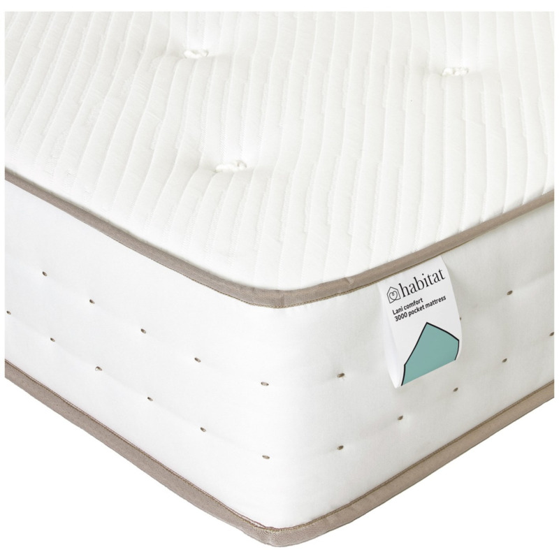 Habitat Lani Natural 3000 Pocket Comfort Mattress - Double by Habitat ...