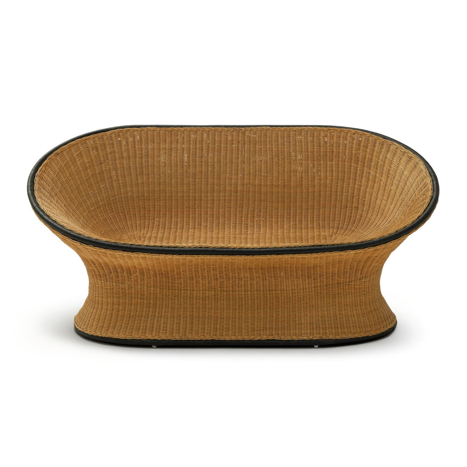 Habitat Koba Rattan 2 Seater Sofa - Natural by Habitat | ufurnish.com