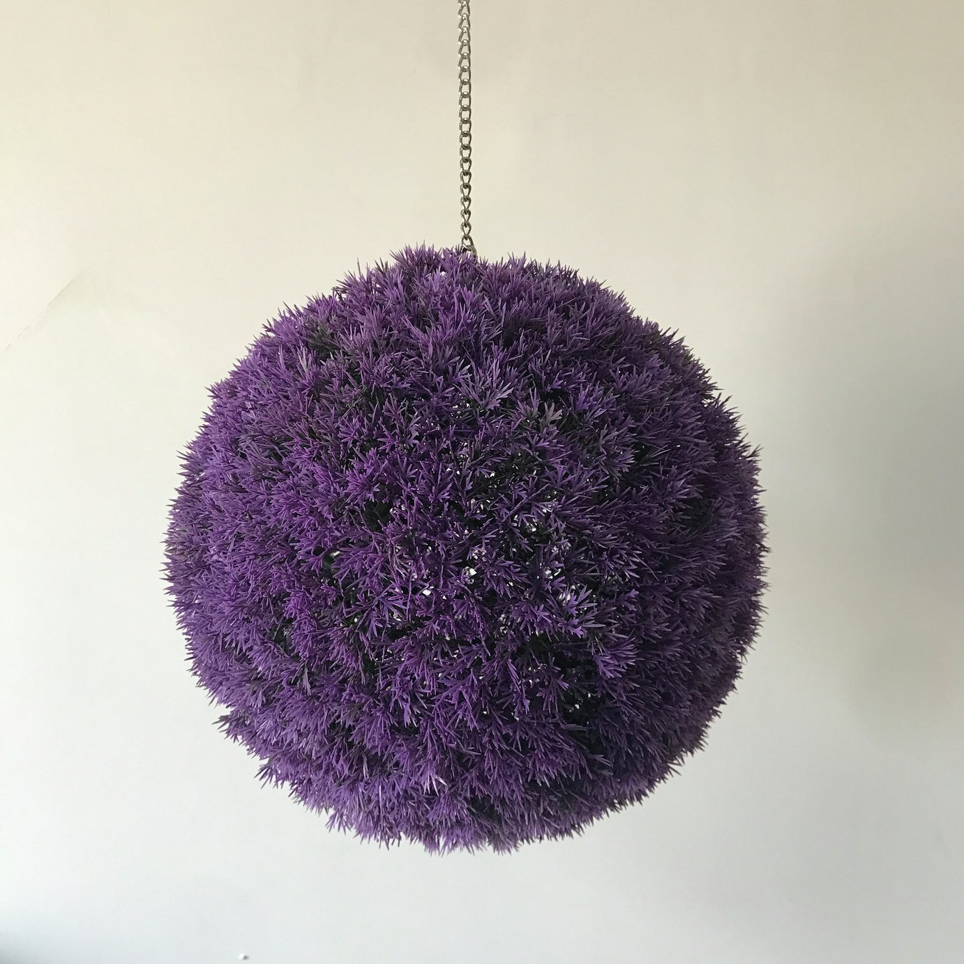 Garden XP Artificial Purple Topiary Hanging Balls - Set of 2 by Habitat ...