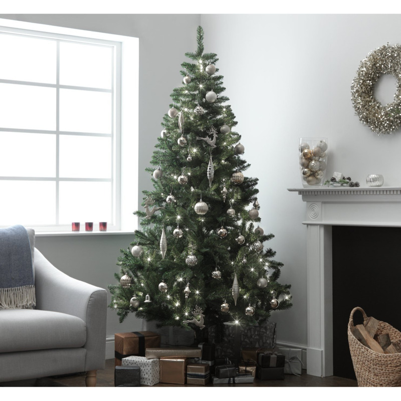 Habitat 7ft Pre lit Spruce Christmas Tree by Habitat | ufurnish.com
