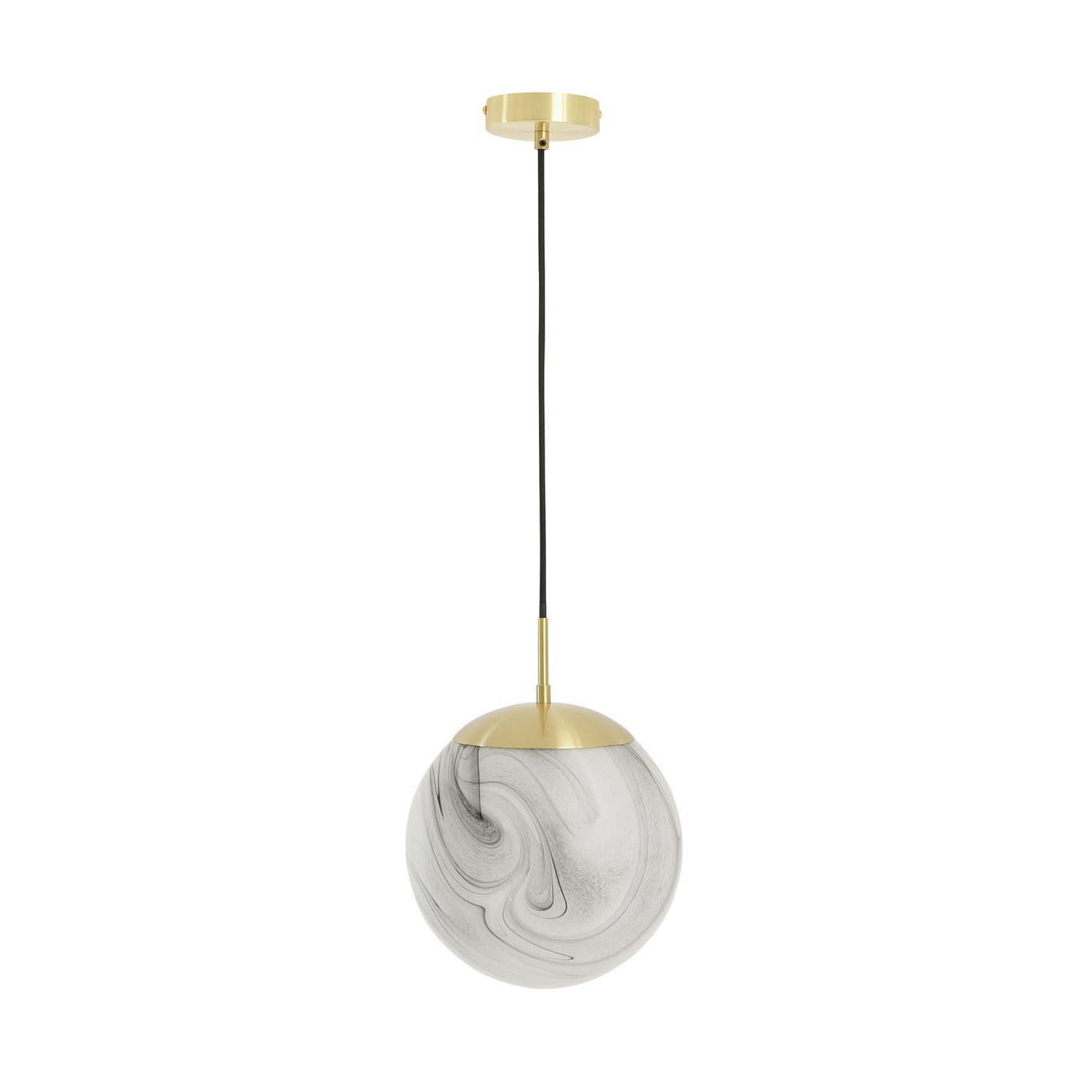Habitat Tires Alabaster Ceiling Pendant Light -Brushed Brass by Habitat ...