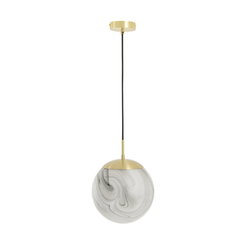 Habitat Tires Alabaster Ceiling Pendant Light -Brushed Brass by Habitat ...