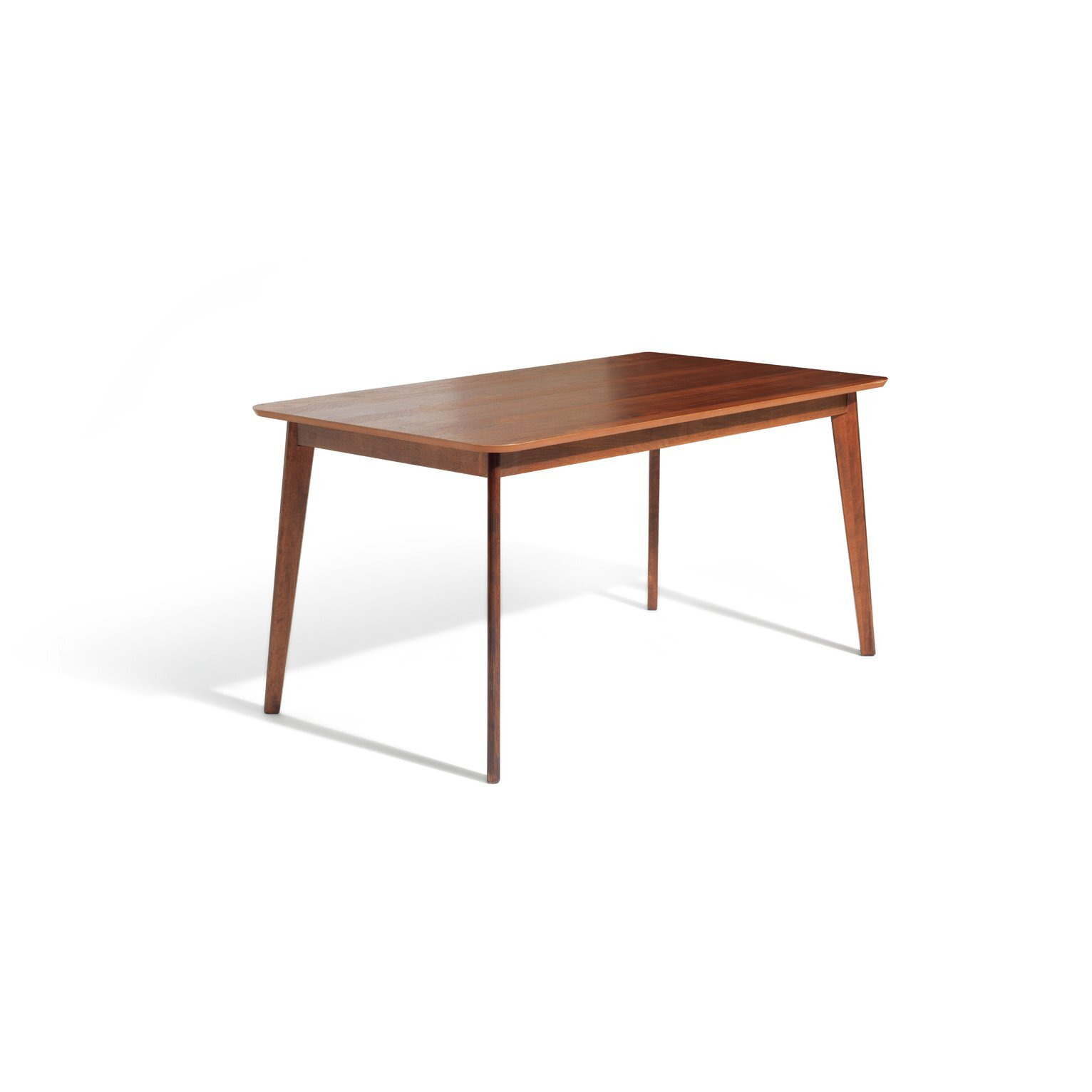 Habitat Skandi Walnut Veneer 6 Seater Dining Table by Habitat ...