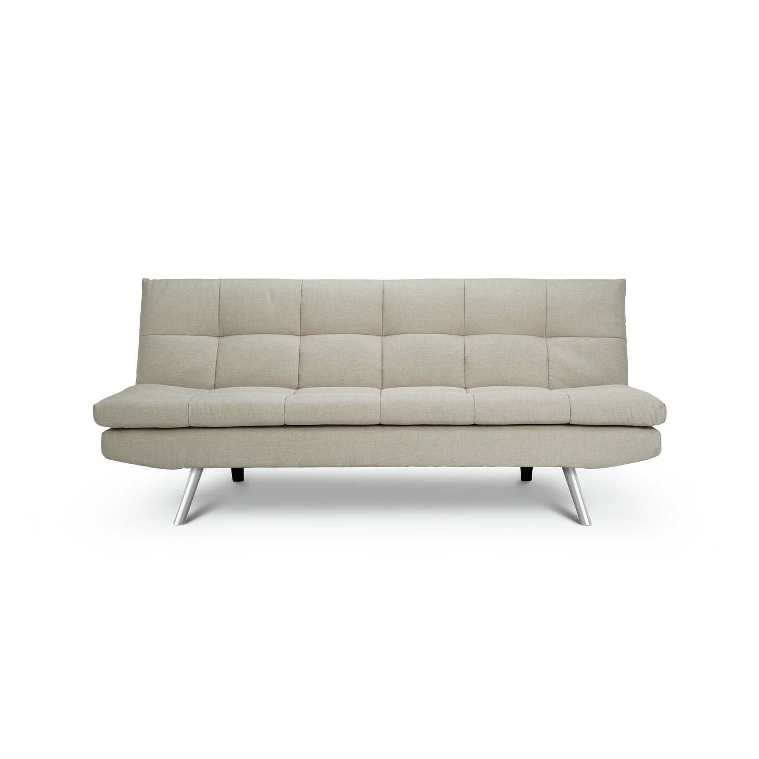 Habitat Nolan Fabric 3 Seater Clic Clac Sofa Bed - Natural by Habitat ...