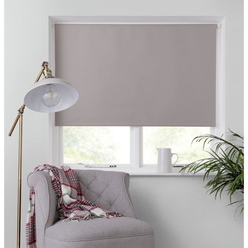 Argos Home Blackout Roller Blind - 5ft - Taupe by Habitat | ufurnish.com