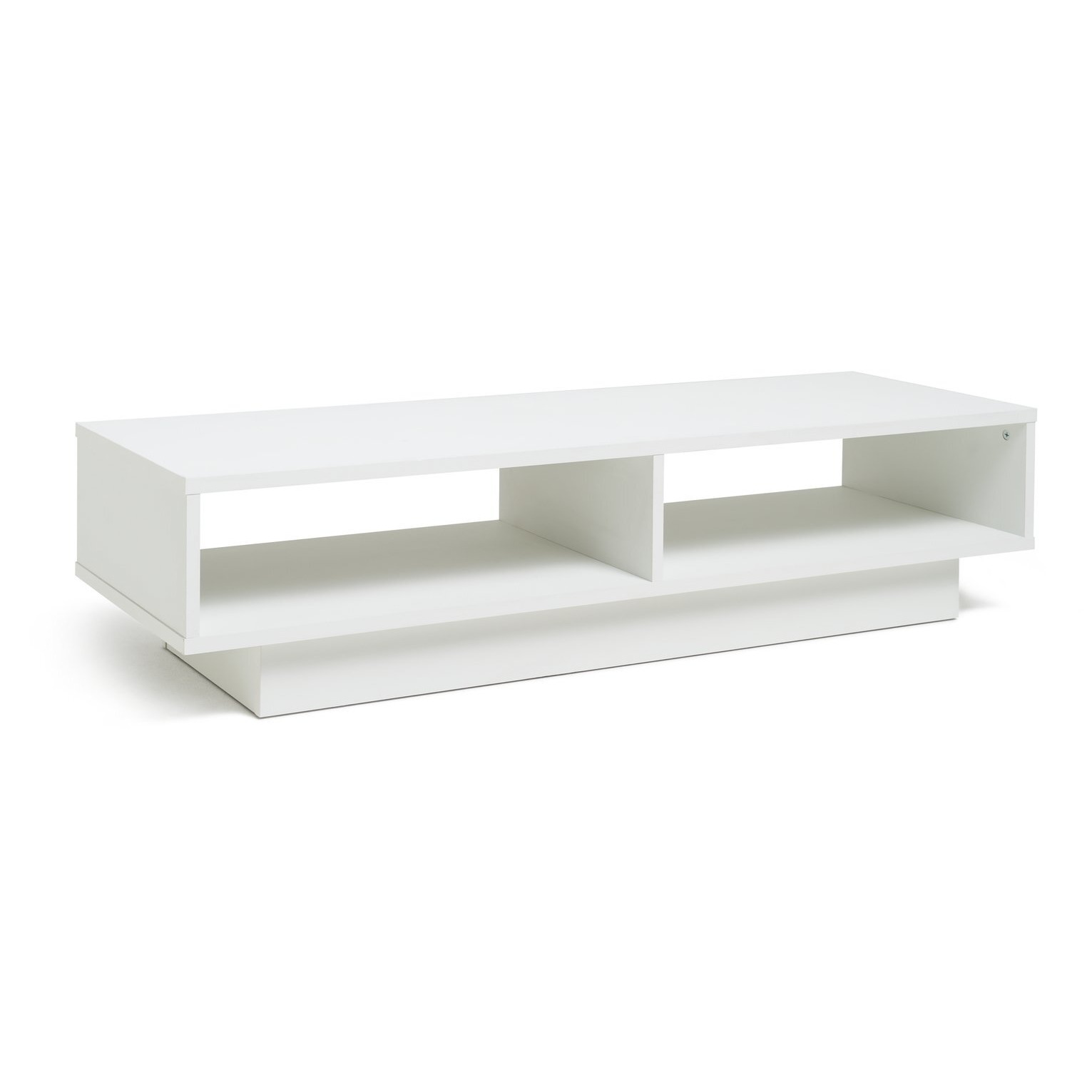 Habitat Cubes Large TV Unit - White by Habitat | ufurnish.com