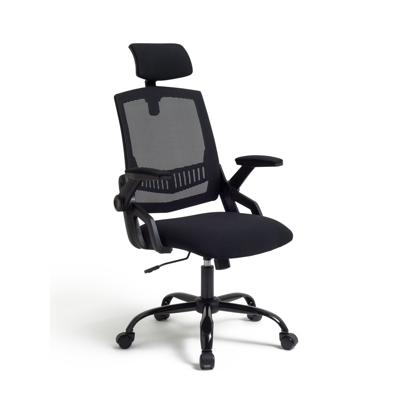 Habitat Milton Mesh Ergonomic Office Chair Black by Habitat ufurnish