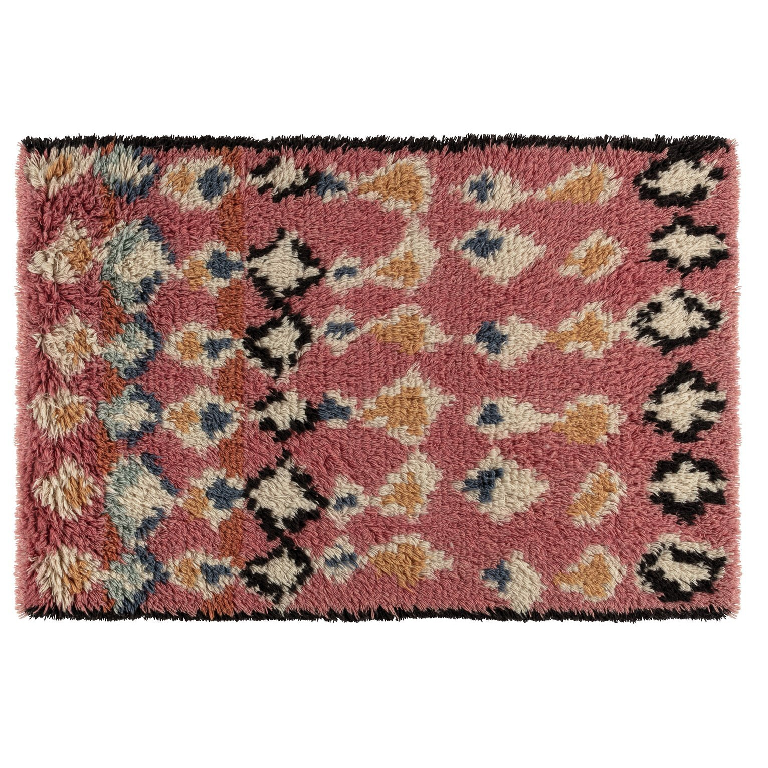 Habitat Savanna Flatweave Wool Rug - 120 x 180cm - Pink by Habitat ...