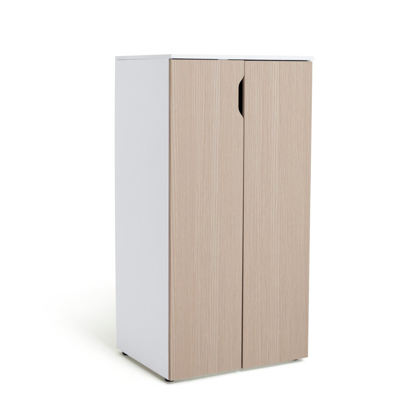 Habitat Pod 2 Door Short Wardrobe - Acacia Effect by Habitat | ufurnish.com