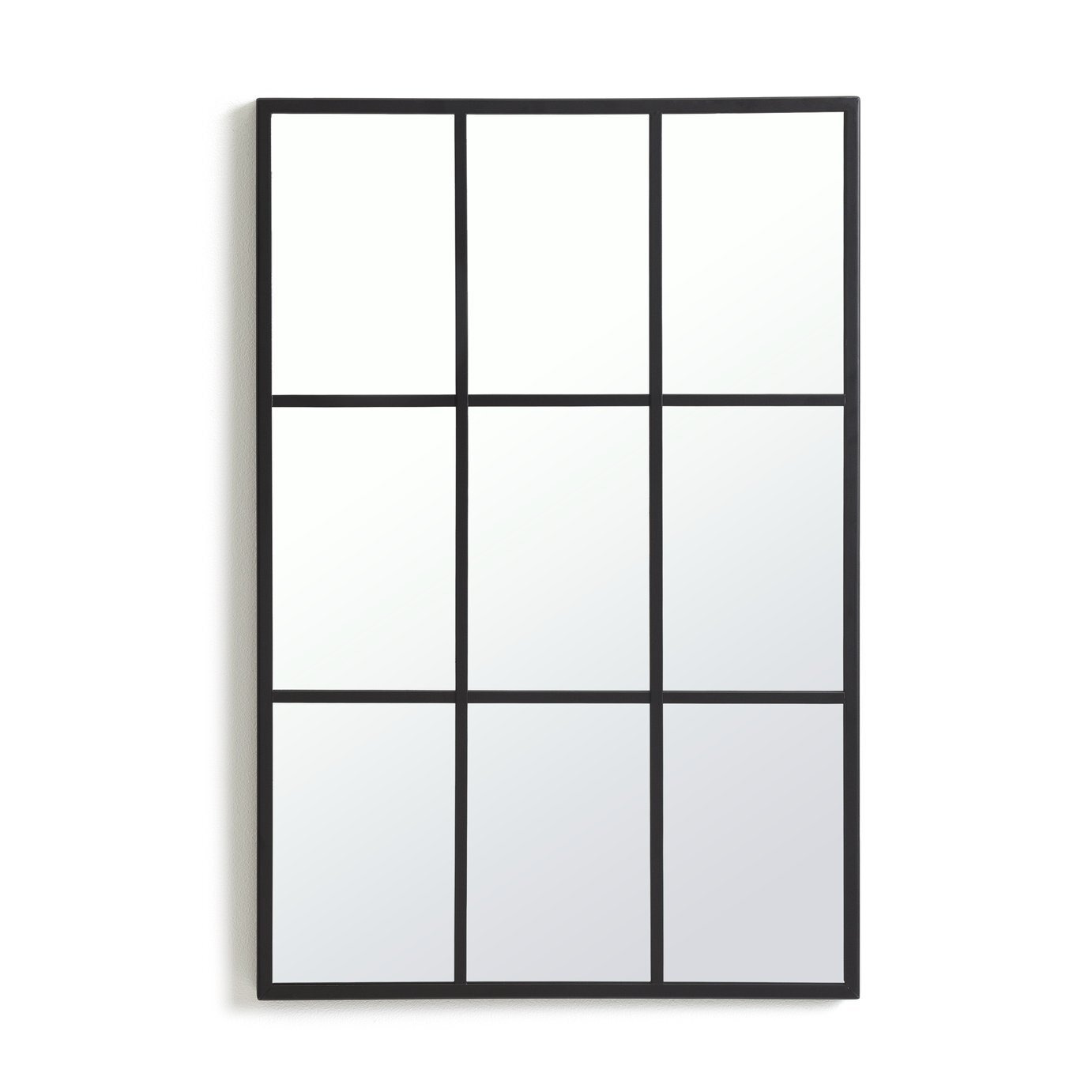 Habitat Rectangular Eden Window Mirror - Black - 60x40cm by Habitat ...