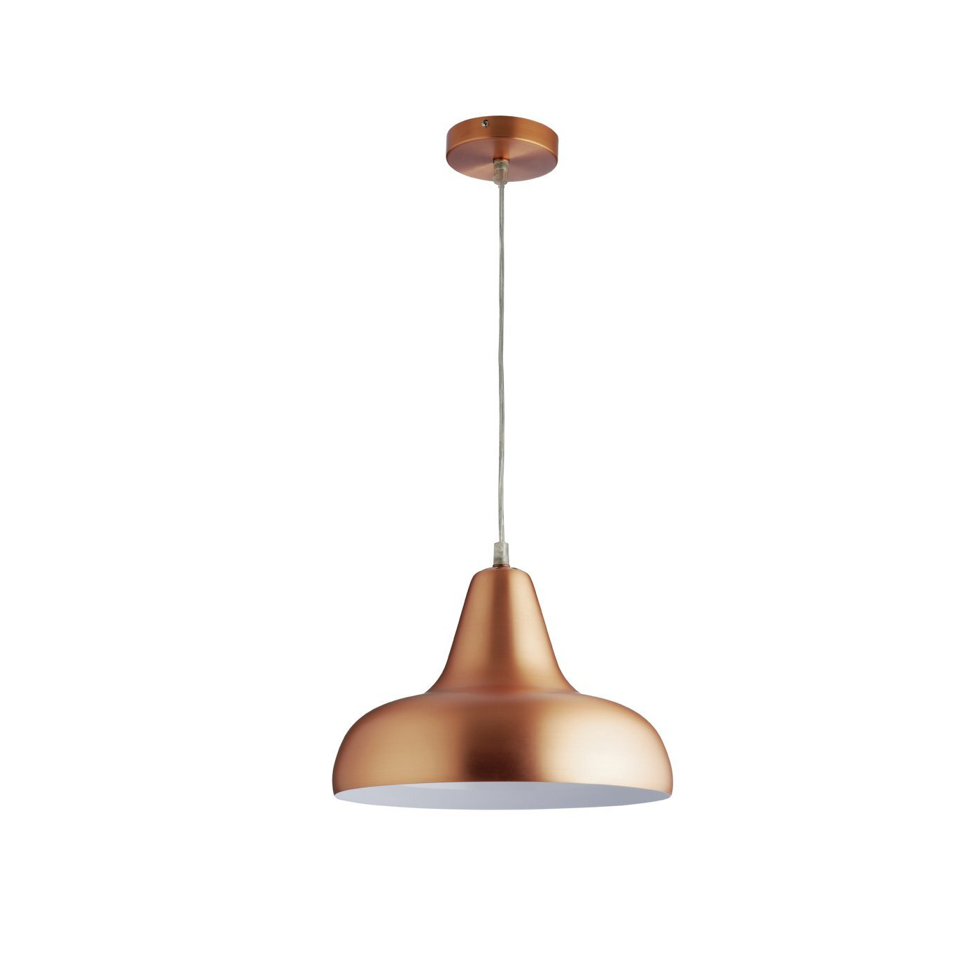 Habitat Aerial Spun Aluminium Ceiling Light - Copper by Habitat ...
