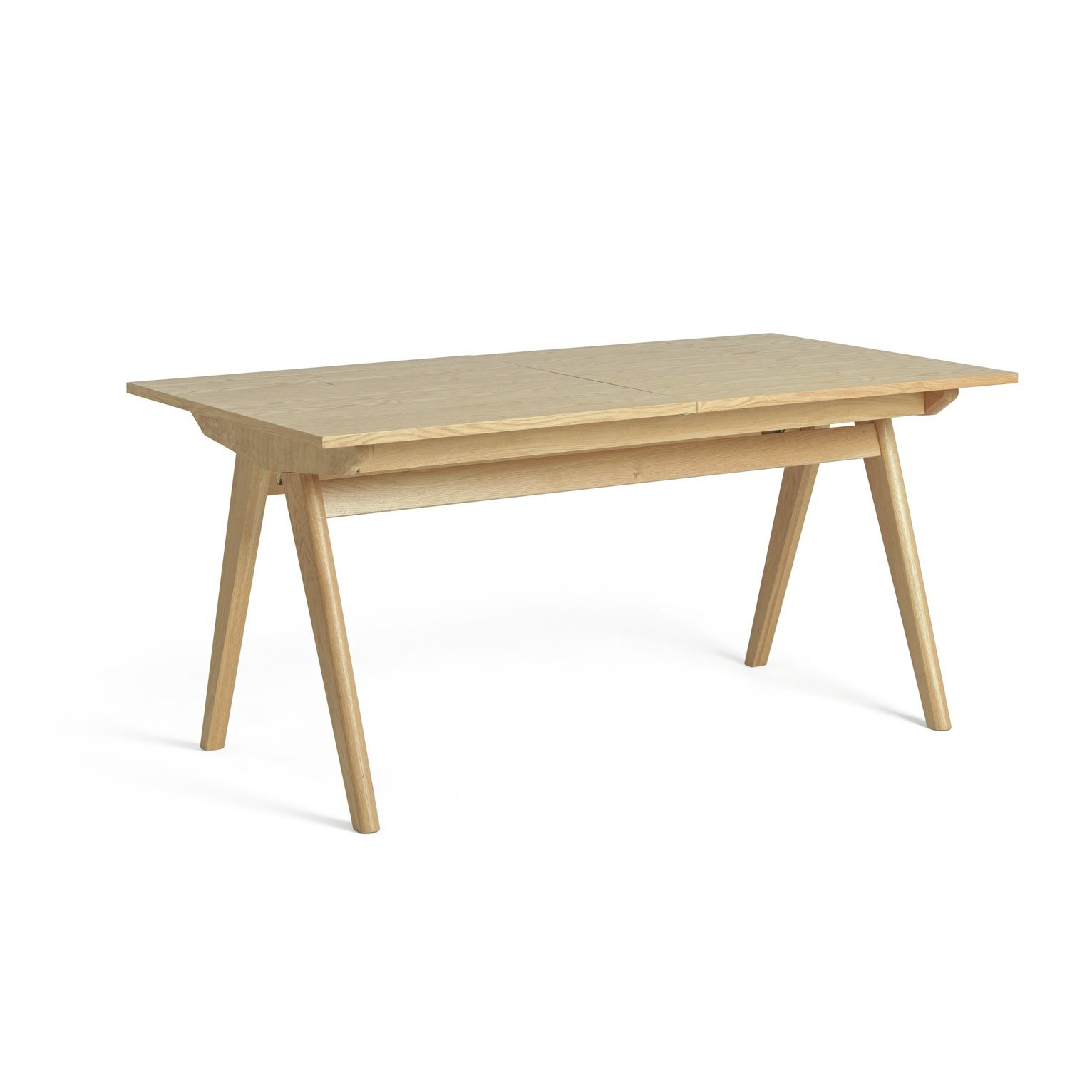 Habitat Jerry Extending 4 - 6 Seater Dining Table - Oak by Habitat ...