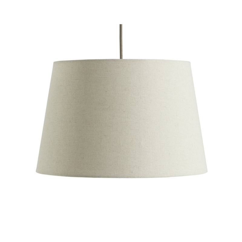 Habitat 40cm Textured Taper Shade - Biscuit by Habitat | ufurnish.com