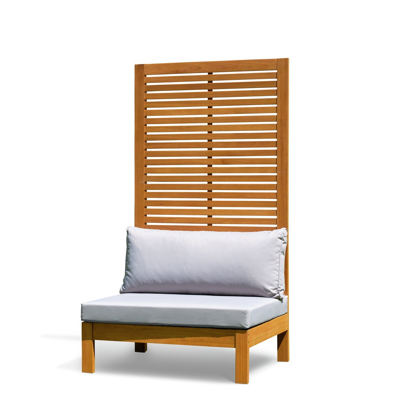 Habitat Samoa Wooden Single Seat Garden Chair-Natural by Habitat ...