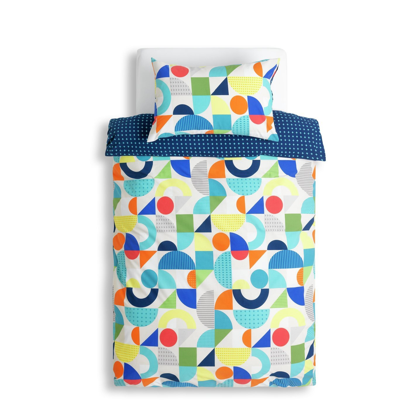 Habitat Kids Geo Twin Pack Multicolour Bedding Set - Single by Habitat ...