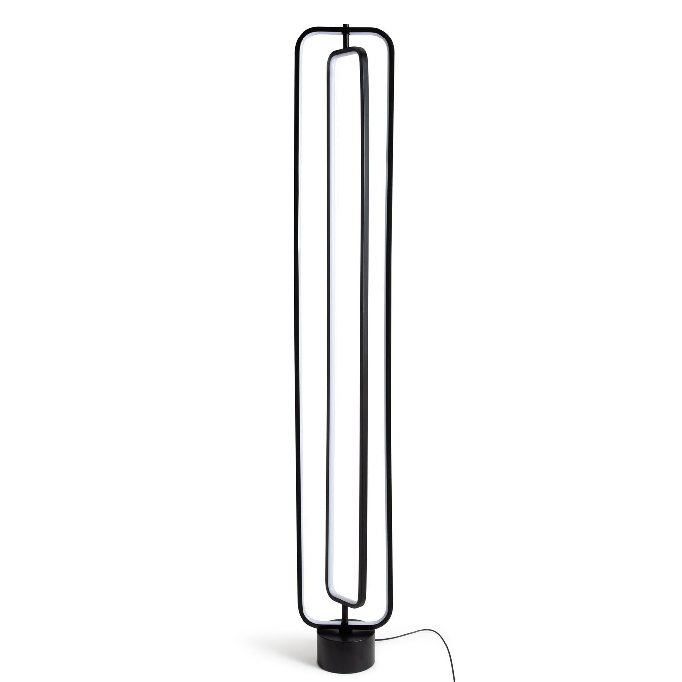 Habitat Sio LED Floor Lamp - Black by Habitat | ufurnish.com
