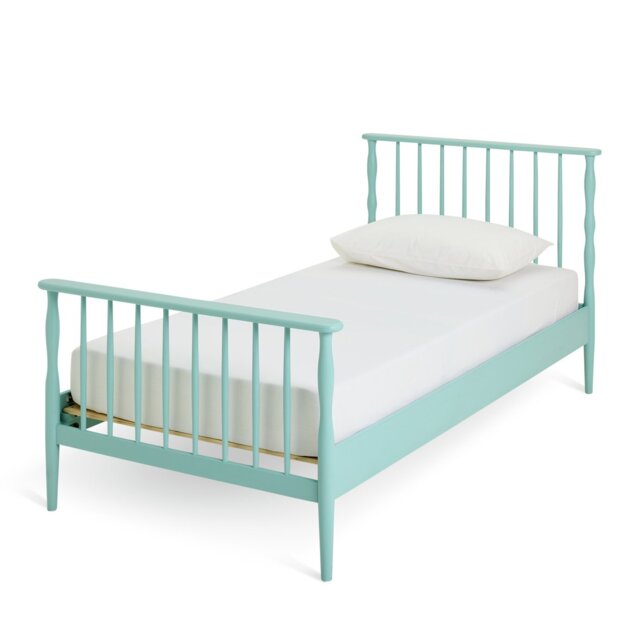 Habitat Kids Thea Spindle Single Bed Frame & Mattress - Blue by Habitat ...