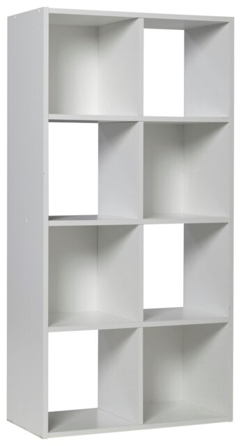 Habitat Squares 8 Cube Storage Unit - White by Habitat | ufurnish.com