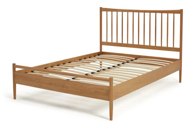 Habitat Chiltern Spindle Double Wooden Bed Frame - Oak by Habitat ...