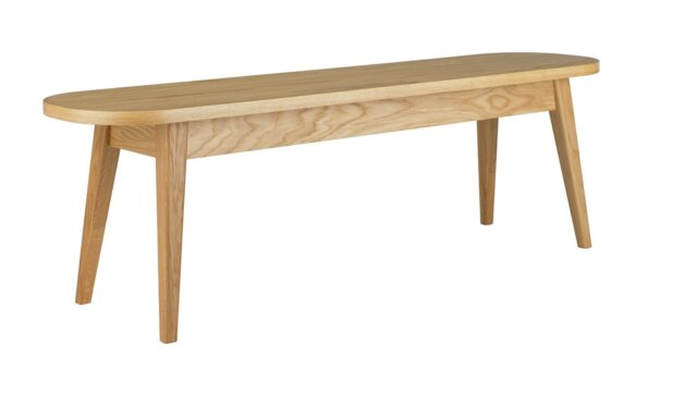 Habitat Etta 3 Seater Dining Bench - Oak by Habitat | ufurnish.com