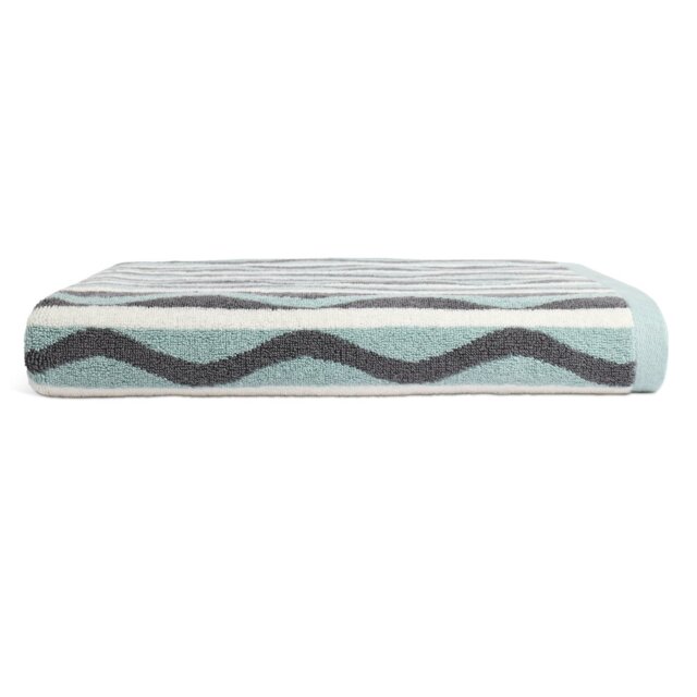 Habitat Retro Wave Geo Bath Sheet - Multicoloured by Habitat | ufurnish.com